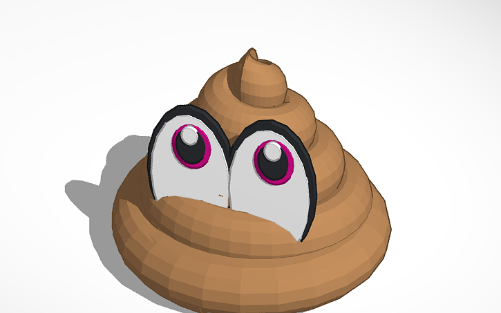 3D design Poo Cappy - Tinkercad