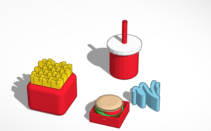 3D design food - Tinkercad