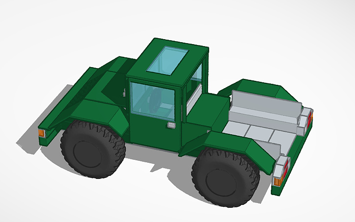 3D design small vehicle - Tinkercad