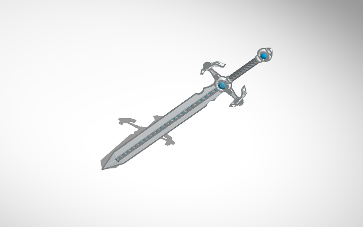 3d Design Sci Fi Sword Plasma Soul Tinkercad