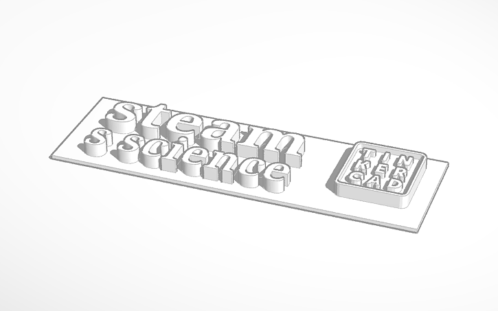 3D design s science dest | Tinkercad