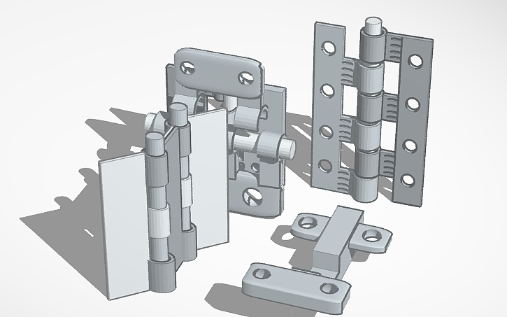 3D design Bisagras - Tinkercad