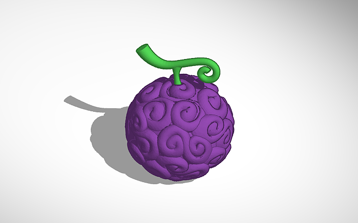 3D design gum gum devil fruit - Tinkercad