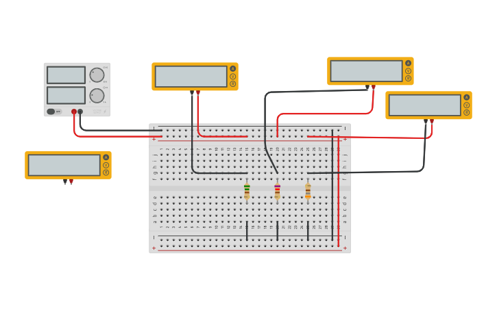 Circuit design Circuito Paralelo | Tinkercad
