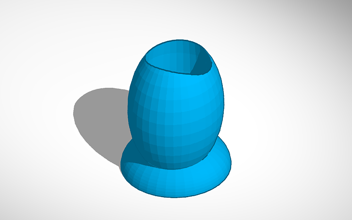 3D design Flower vase - Tinkercad