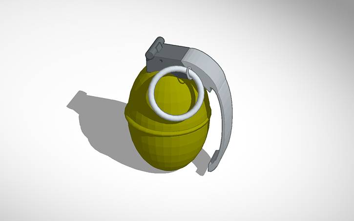 3D design Frag Grenade - Tinkercad