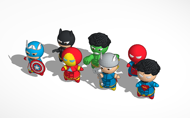 3D design Avengers pro - Tinkercad