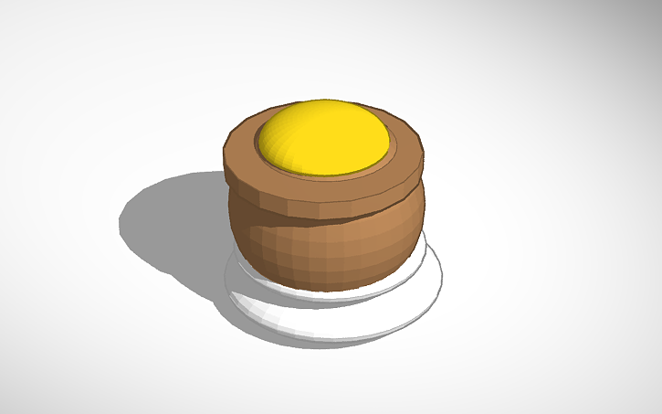 3D design pot of gold - Tinkercad