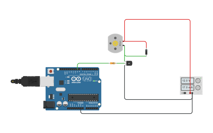 Circuit Design Arduino Uno Tinkercad