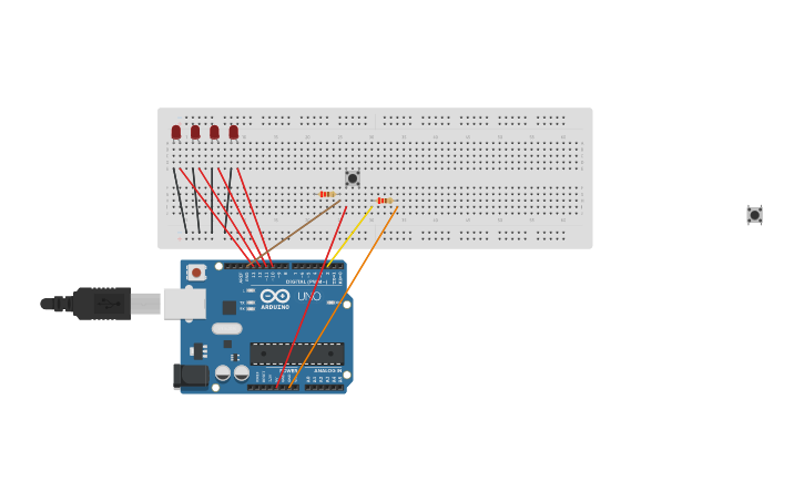 Circuit design Actividad práctica 2 - Tinkercad