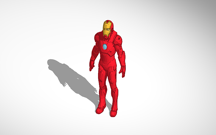 3D design Life-sized Iron Man display - Tinkercad