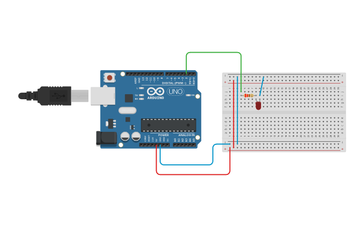 Circuit design Arduino 1A | Tinkercad