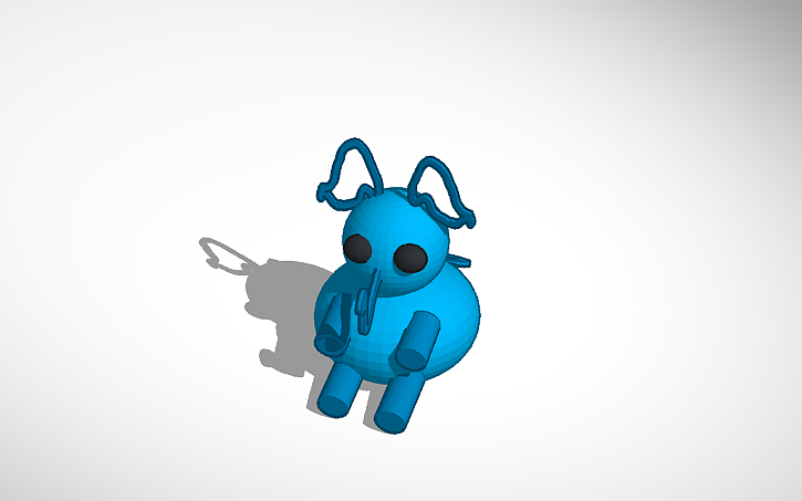 3D design Derhachov_tinkercad_project_3_ELEPHANT - Tinkercad