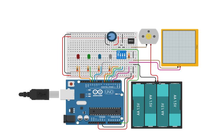 Circuit Design Time Delays Interrupts Tinkercad