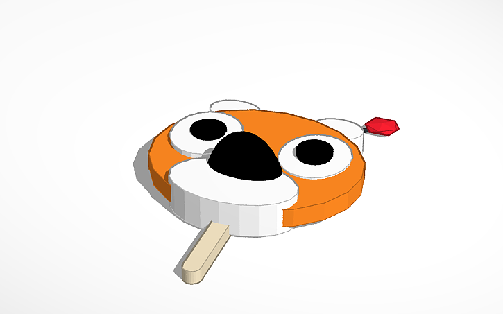 3D design Tails doll Popsicle not Edible for collecting - Tinkercad
