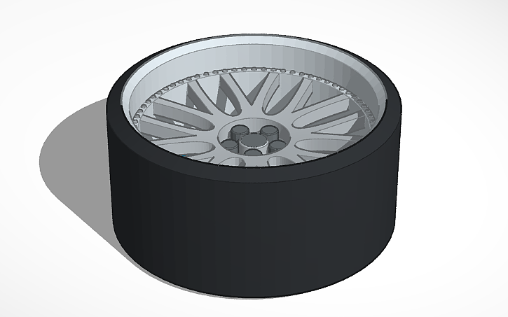 3D design DRD Remake of Wheel Forged Alloy - Tinkercad