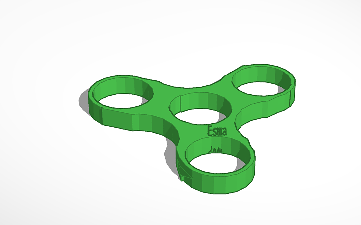 3D design Fidget Spinner - Tinkercad