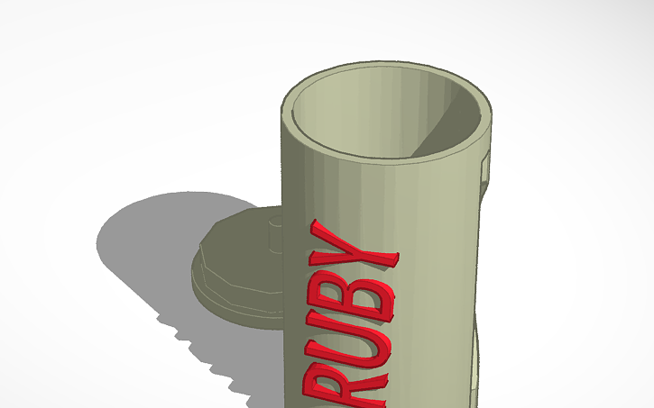 3D design Dog Ruby - Tinkercad