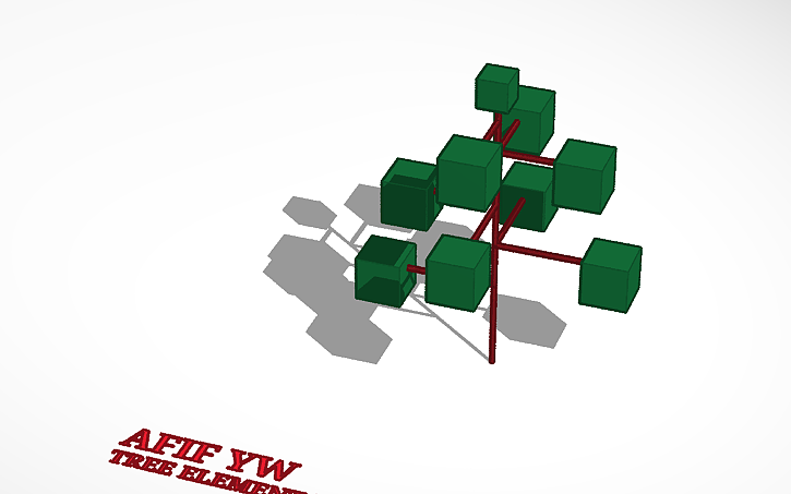 3d Design Tree Element [model Original] Tinkercad