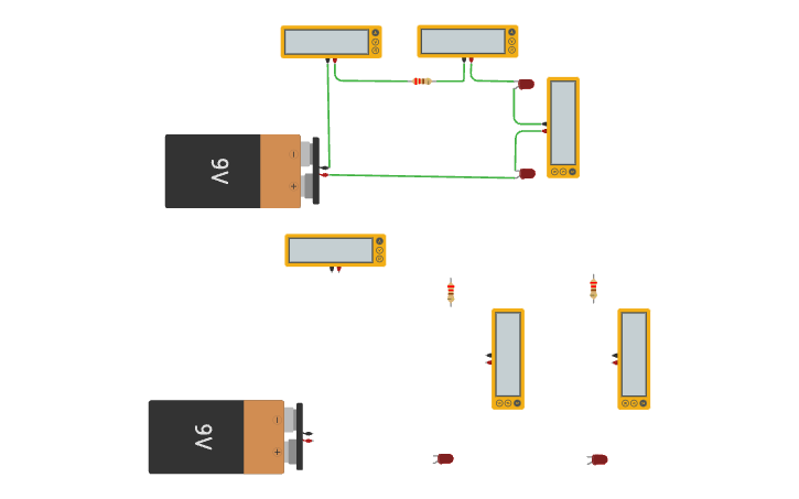 Circuit design Comparing Parallel and Serial Circuits - Tinkercad