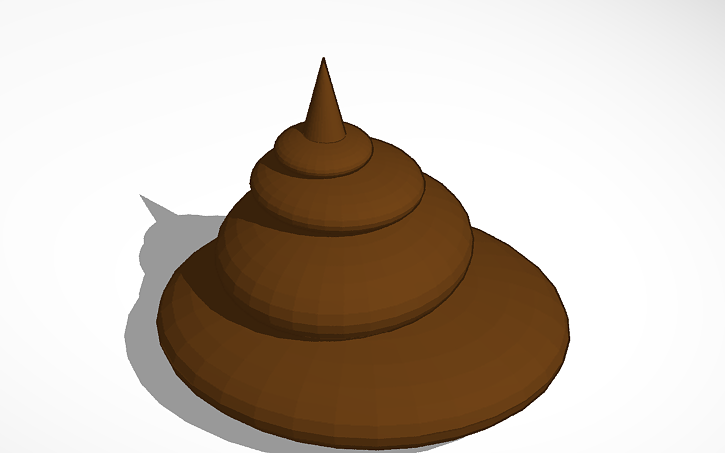 3D design poop - Tinkercad