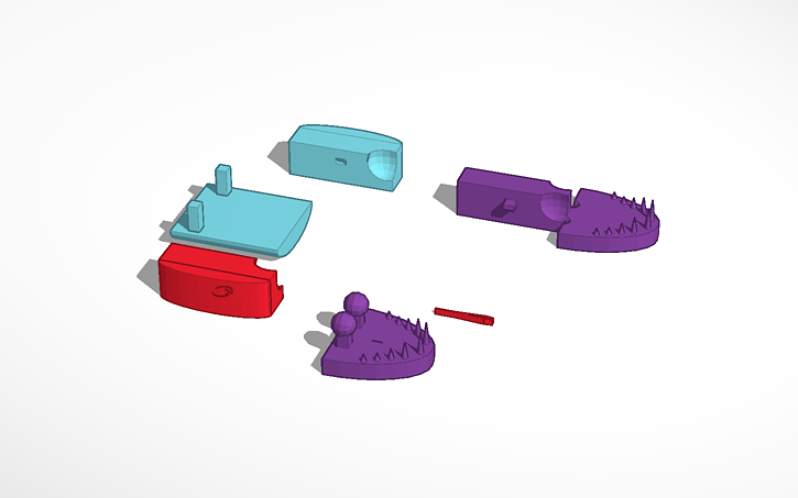 3D design assemble snake - Tinkercad