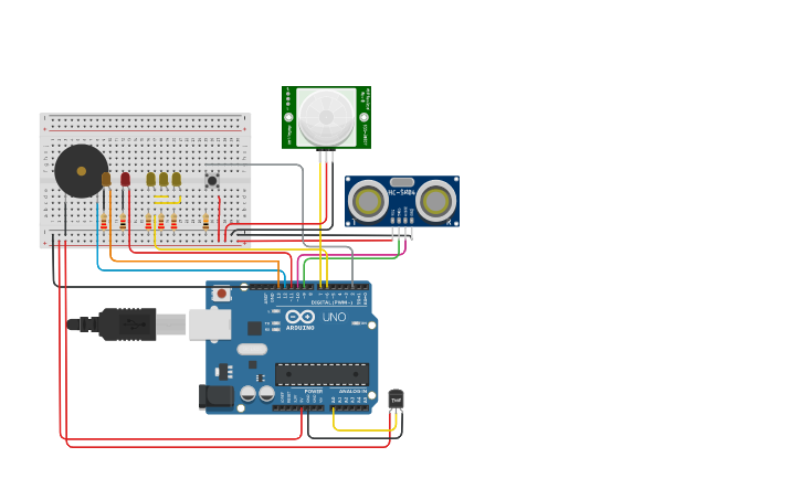 Circuit design Sensores varios-SMART HOUSE | Tinkercad