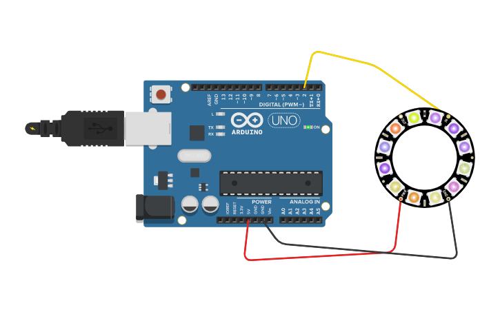 Circuit design trabalho 2 | Tinkercad