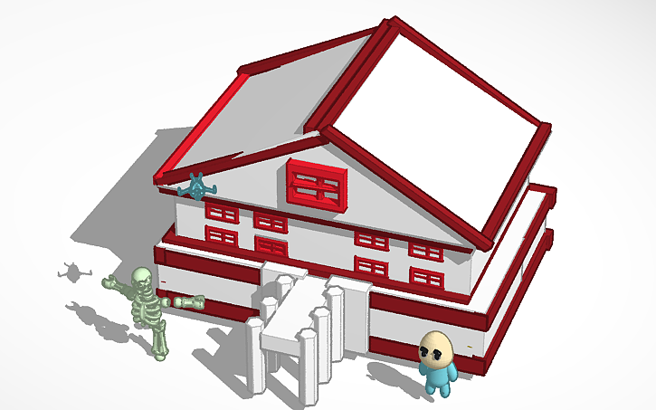 3D design building 1 | Tinkercad