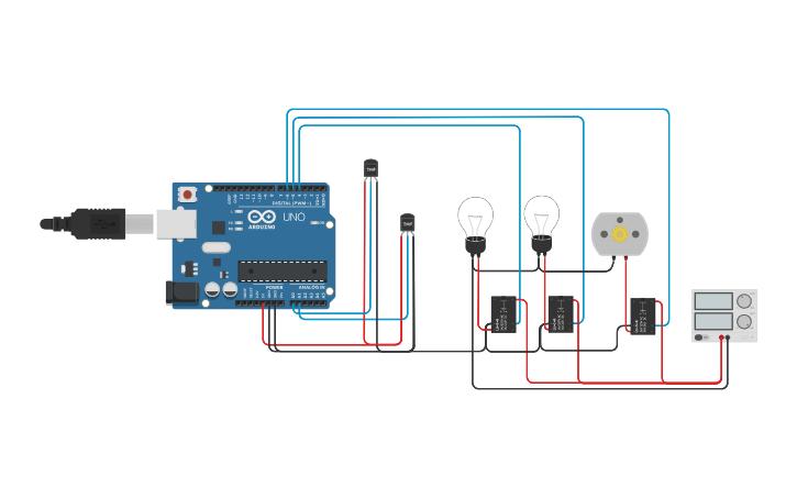 Circuit design Prueba Arduino - Tinkercad