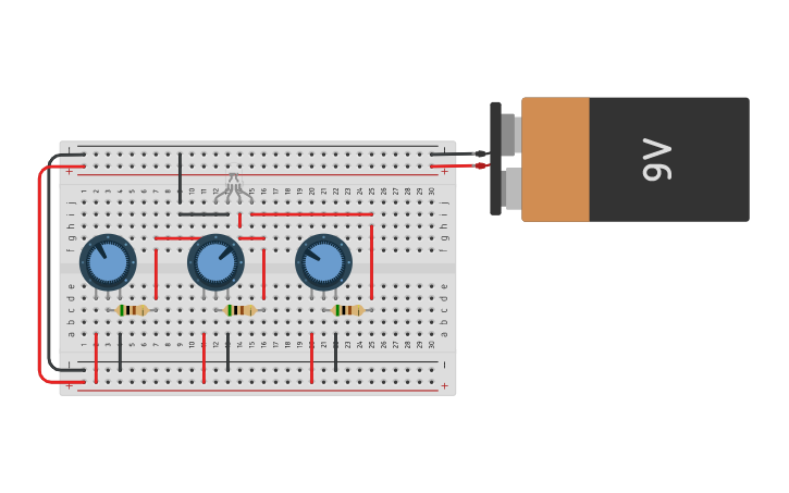 Circuit Design Rgb Led Circuit Made Using Potentiometer Tinkercad