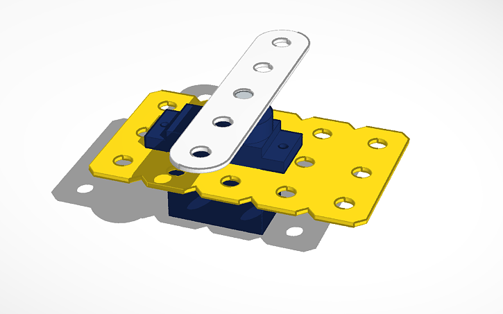 3D design Servo motor - Tinkercad