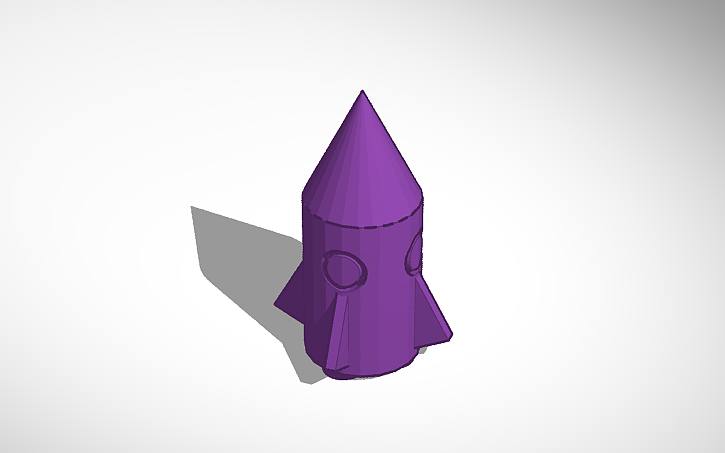 3D design Rocket - Aaron Scitech | Tinkercad