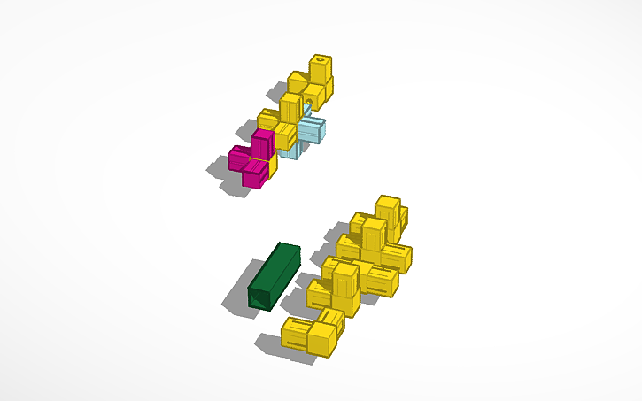 3D design Square Tube Connectors - Connect-It - Tinkercad