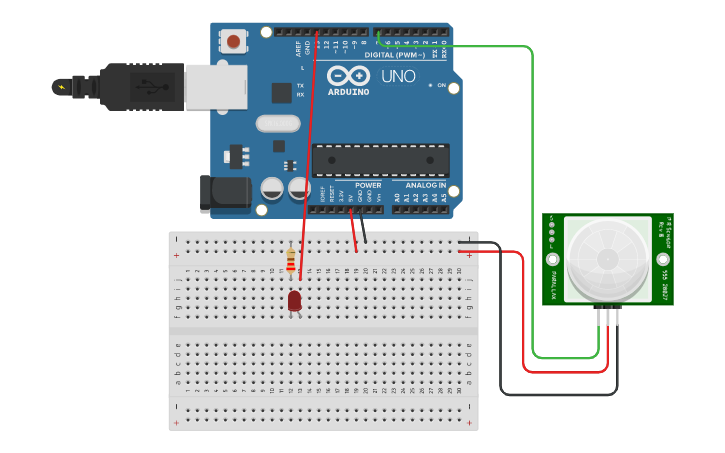 Circuit design Lucía Ceballo - 6to - Programación con Arduino | Tinkercad