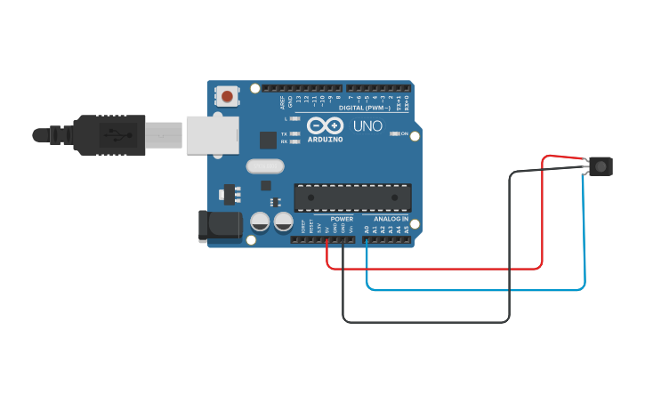 Circuit design IR Module - Tinkercad