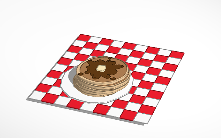 3D design Hand Drawn Pancakes | Tinkercad