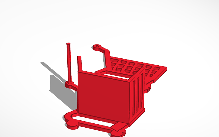 3D design Doll Shopping Cart - Tinkercad