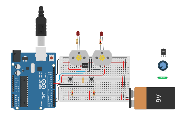 Circuit Design Dip V2 Tinkercad 