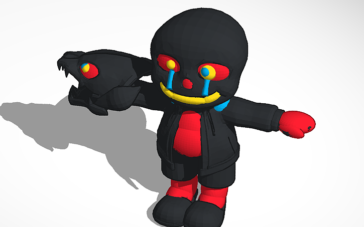 3D design Error Sans Smash Bros - Tinkercad