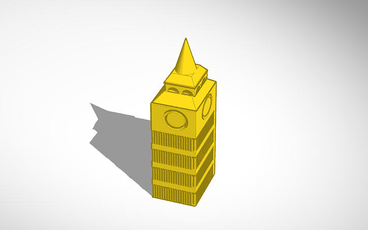 3D design big ben | Tinkercad