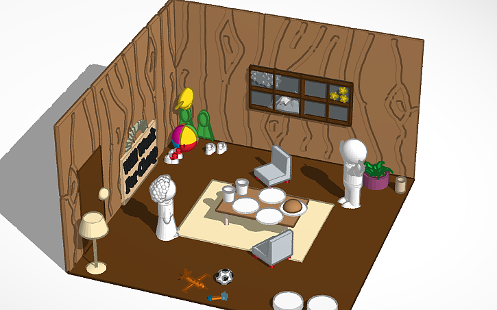 3D design Intro to Theatre "Bread" Play Set Design | Tinkercad