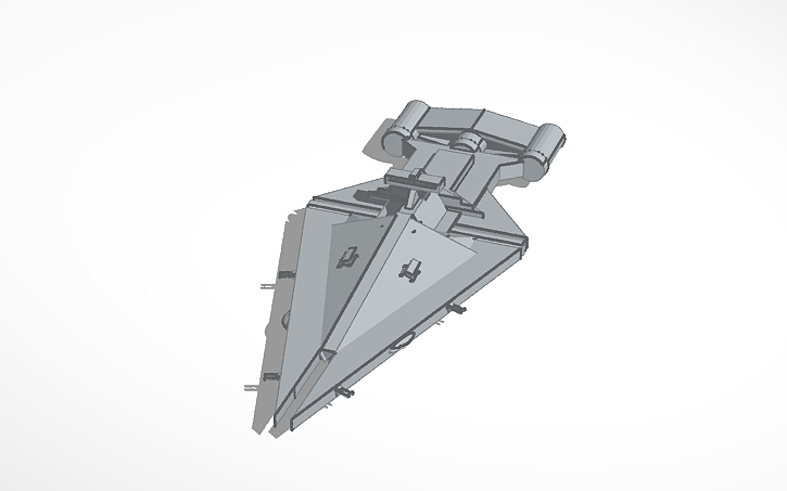 3D design Arquitens-Class Light Cruiser - Tinkercad