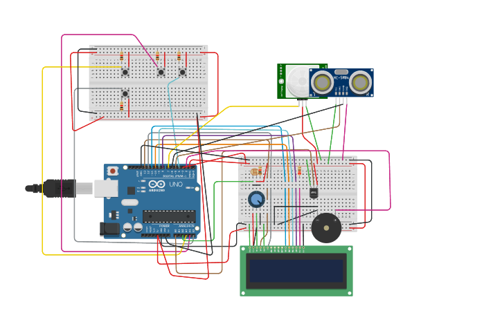 Circuit design HEALTHCARE MONITORING SYSTEM - Tinkercad