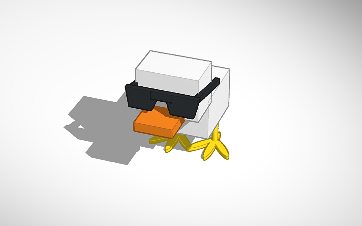 3D design clara chicken - Tinkercad