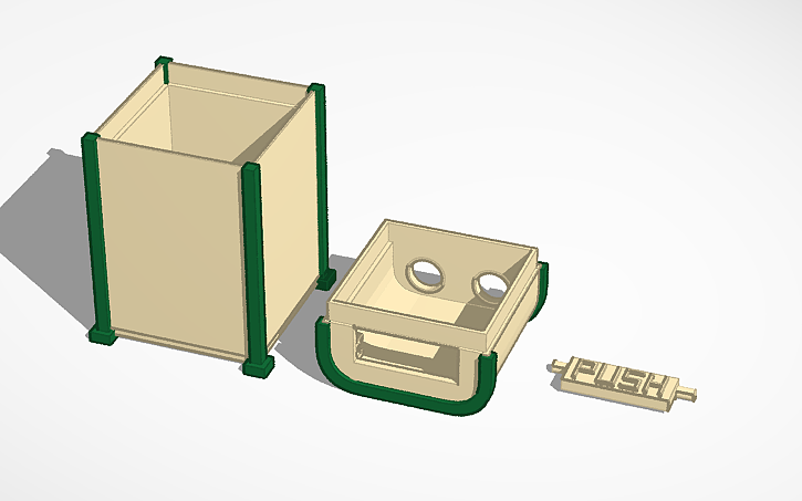3D design Disneyland Resort trush & recycle bin - Tinkercad