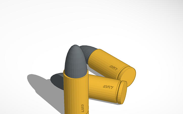 3D design Bullet - Tinkercad