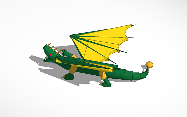 3D design dragon | Tinkercad
