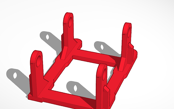 3D design Roller Filament Stand - Tinkercad