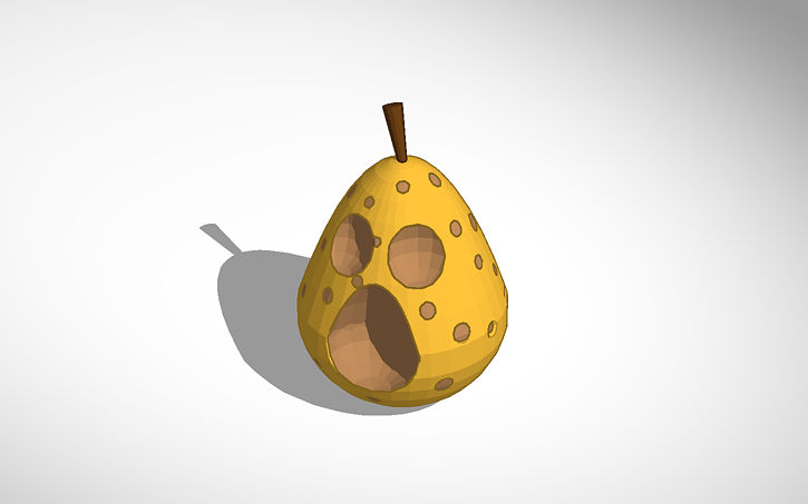 3D design Hyoi Pear #LoZC | Tinkercad
